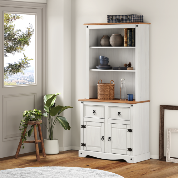 Corona White 2 Door Dresser